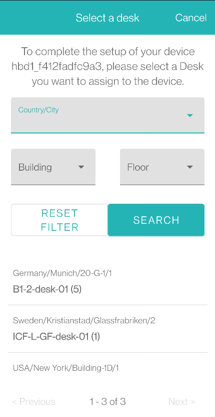 How to connect Humly Booking Device